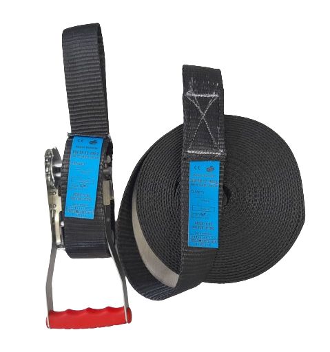 Ratchet Straps 5000kg - 6m Black | Tomkostage